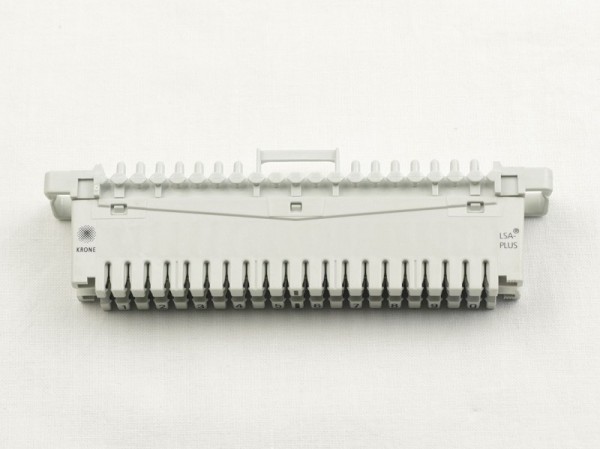 CommScope Krone LSA-PLUS Anschlussleiste 2/10 grau ohne Farbcode für 10 ...